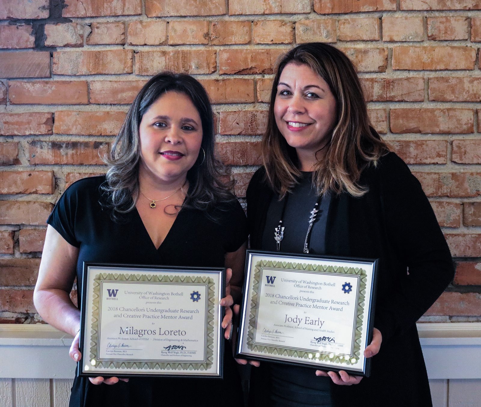 Early, Loreto receive chancellor’s mentor awards - News