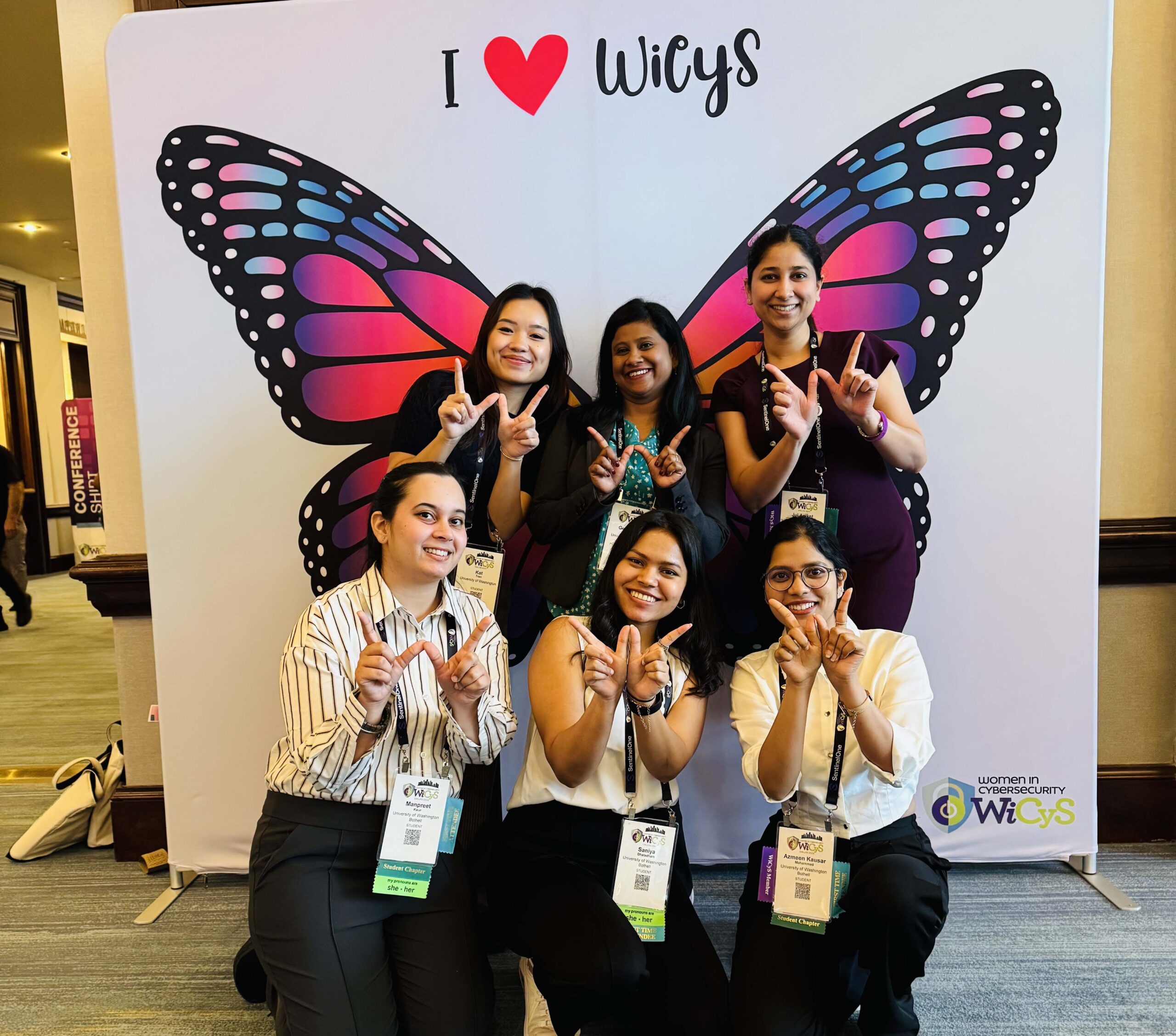 UW Bothell students represent at 2025 WiCyS conference - School of ...