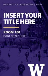 Signage - The University of Washington Bothell